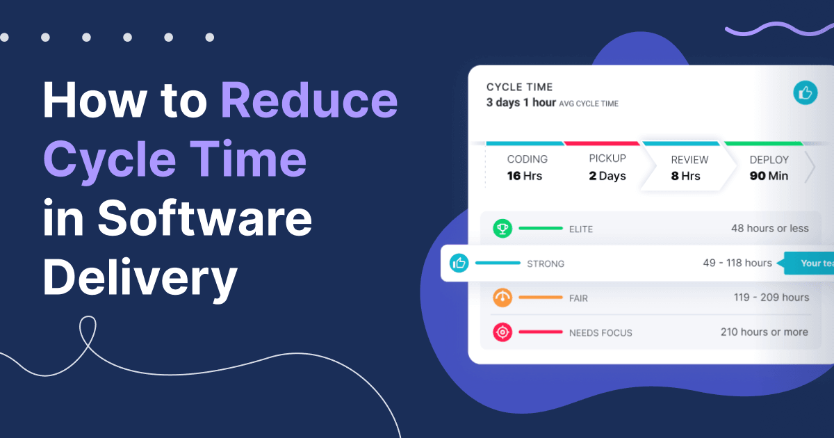 How To Reduce Cycle Time In Software Delivery 4 Tactics Linearb Blog